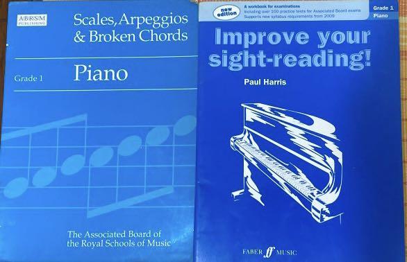 ABRSM Piano Grade 1 Scales and Sight Reading, Hobbies & Toys, Books ...
