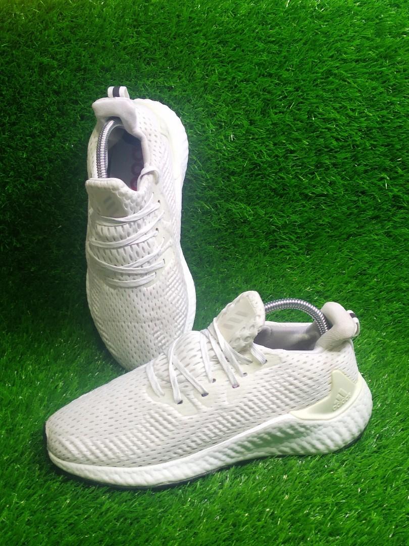 ADIDAS ALPHABOOST PURE WHITE, Men's Fashion, Footwear, Sneakers on ...