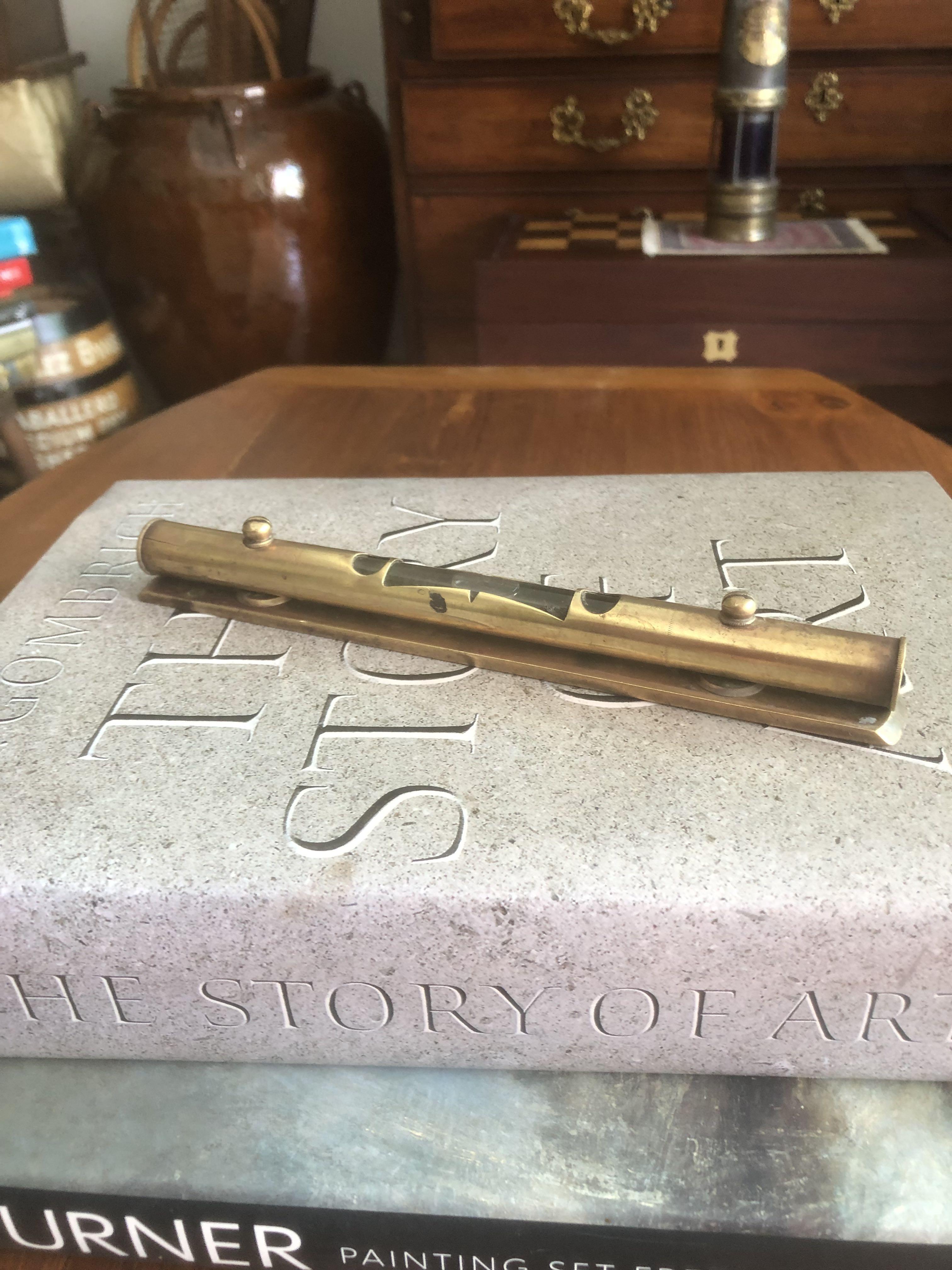 Antique Spirit Level Brass English Circa 1890, Hobbies & Toys ...