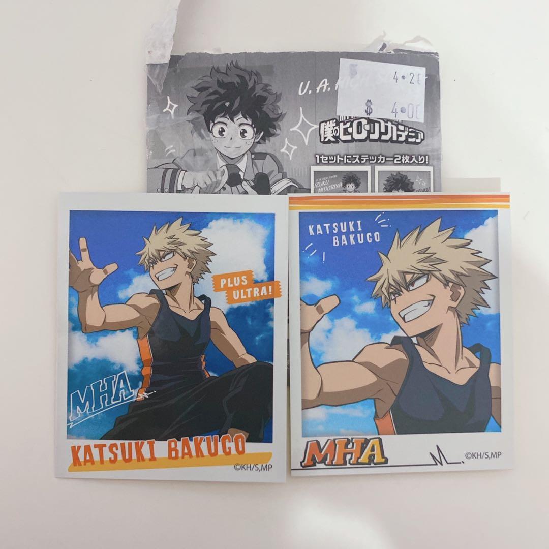 bakugou katsuki sticker set (boku no hero my hero academia mha bnha ...