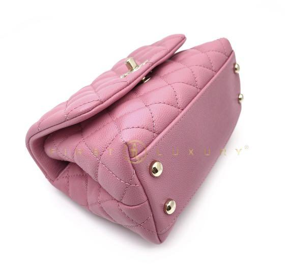 Chanel Pink Extra Mini Coco Handle Flap Bag, Luxury, Bags & Wallets on ...