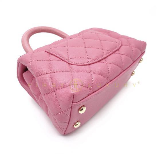 Chanel Pink Extra Mini Coco Handle Flap Bag, Luxury, Bags & Wallets on ...