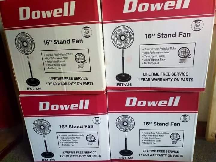 Dowell Industrial Desk stand electric table fan banana blade ifst ...