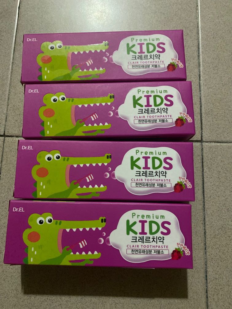 Dr EL toothpaste 3-12 years old, Babies & Kids, Bathing & Changing ...