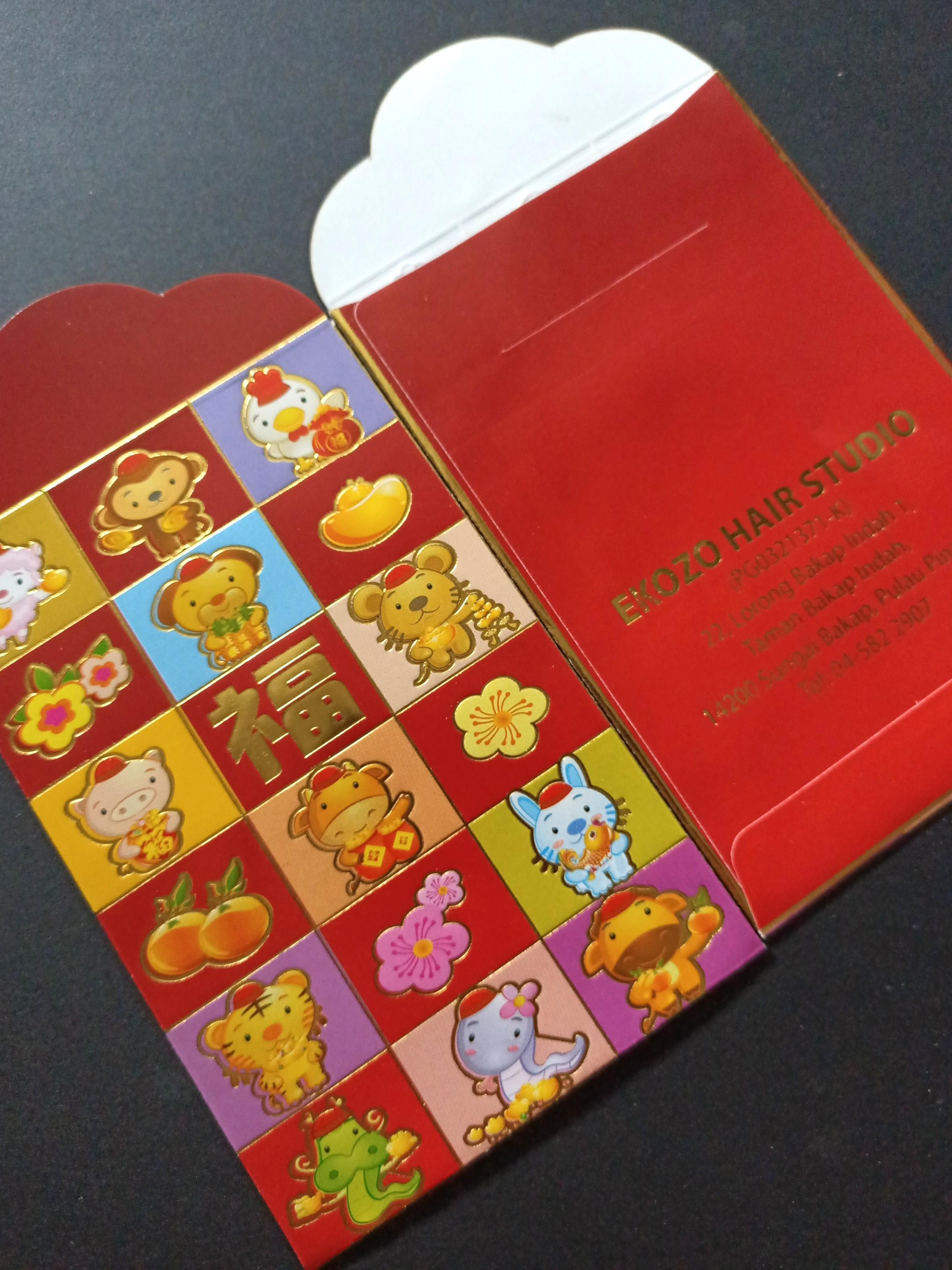 EZOZO HAIR STUDIO 12 Zodiac Red packet, Everything Else on Carousell