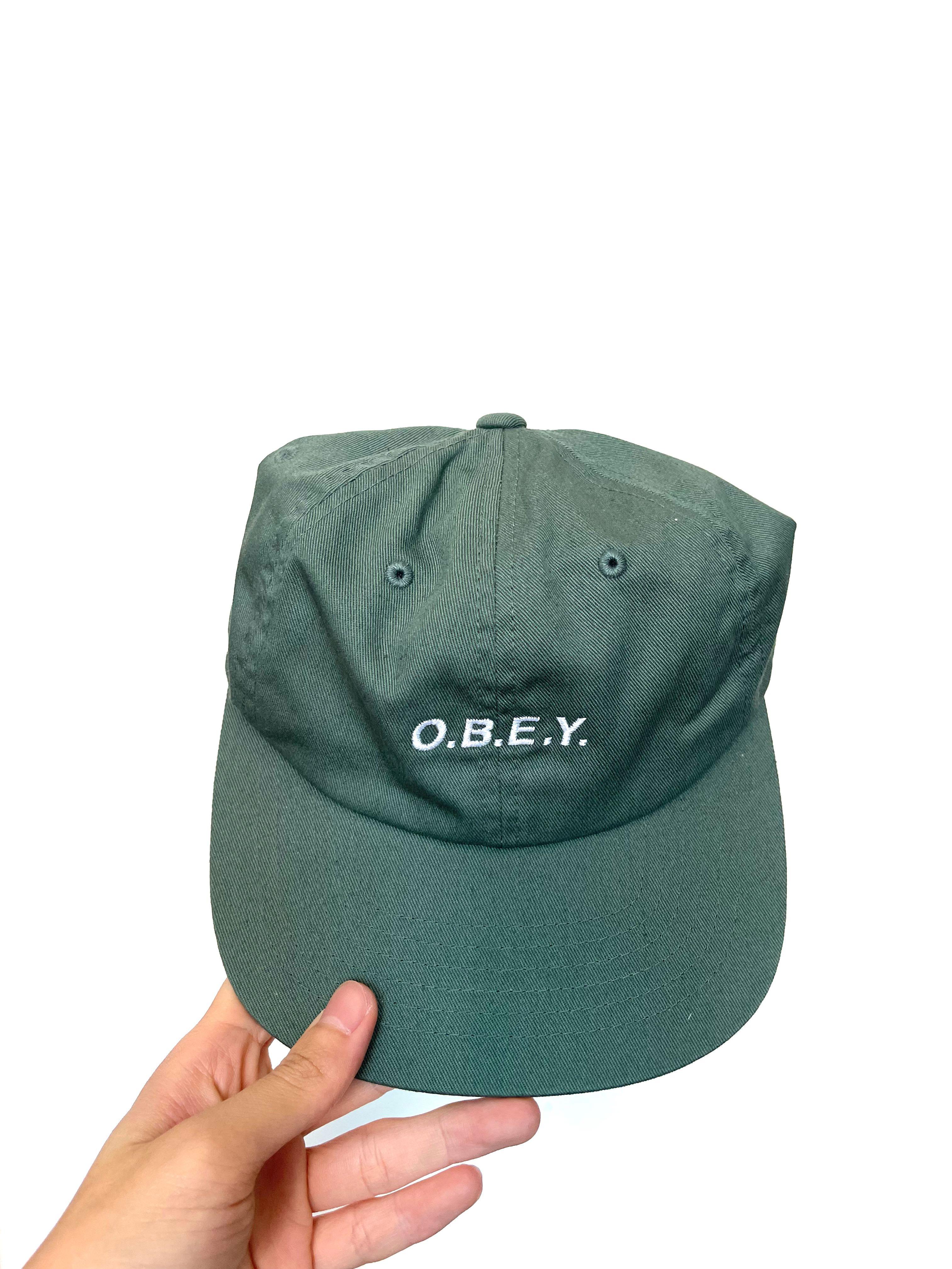 Green OBEY Cap, Men's Fashion, Watches & Accessories, Caps & Hats on ...