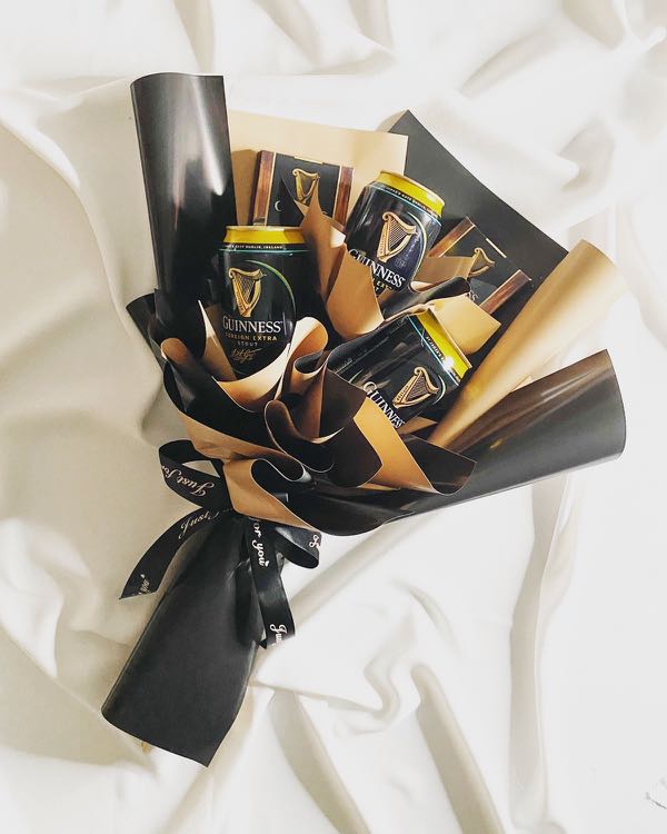 Guinness Beer & Chocolate Bouquet, Food & Drinks, Gift Baskets ...