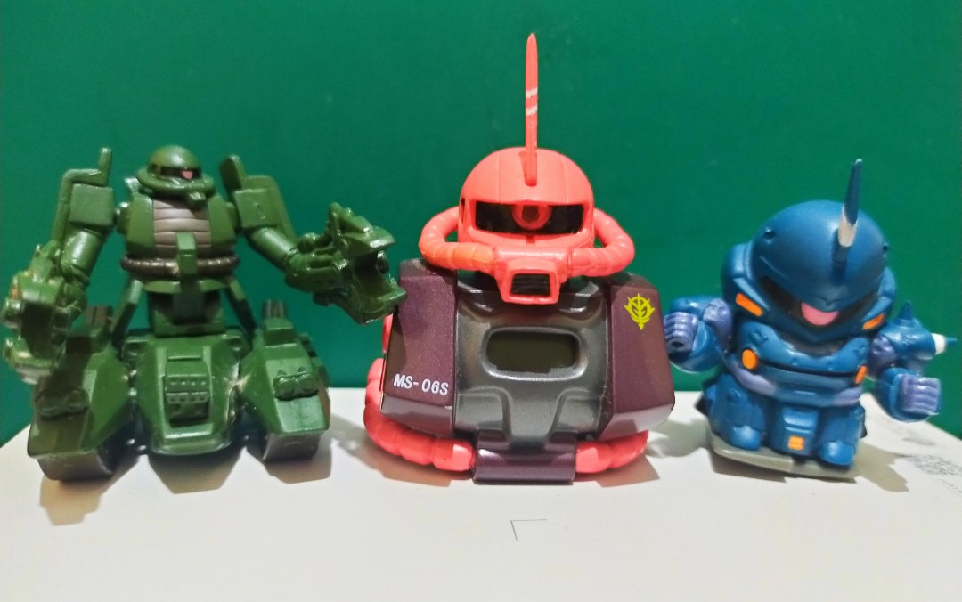 Gundam Chibi Set, Hobbies & Toys, Toys & Games on Carousell