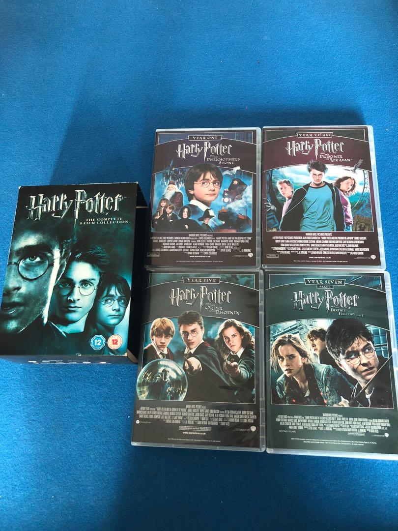 Harry Potter complete 8 DVD set, Hobbies & Toys, Music & Media, CDs ...