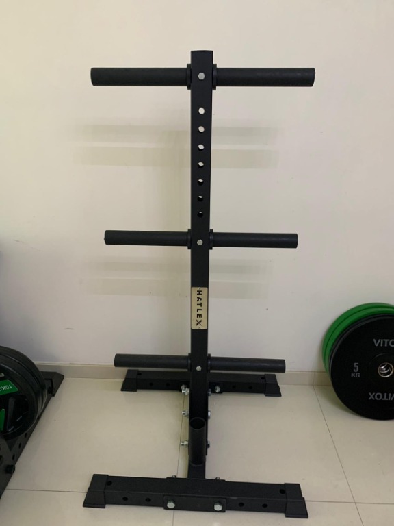 HATLEX Vertical Weight Plate Storage, Sports Equipment, Exercise ...