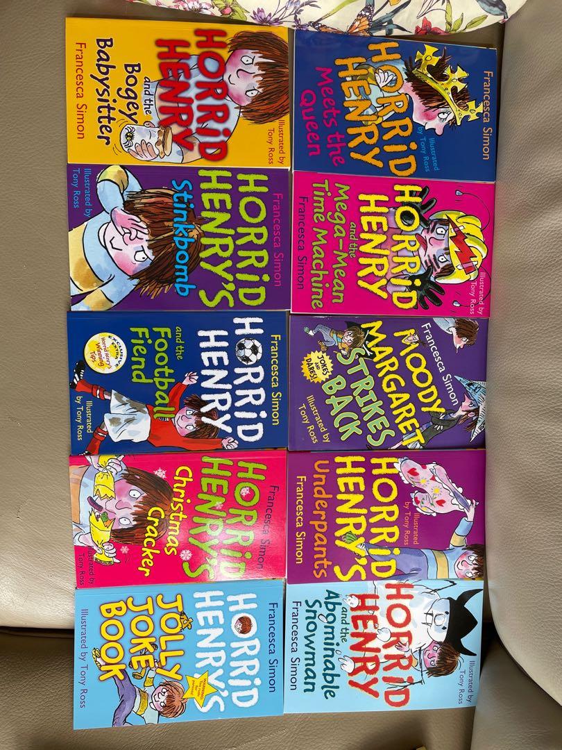 Horrid henry -box set of 10, 興趣及遊戲, 書本 & 文具, 小朋友書 - Carousell
