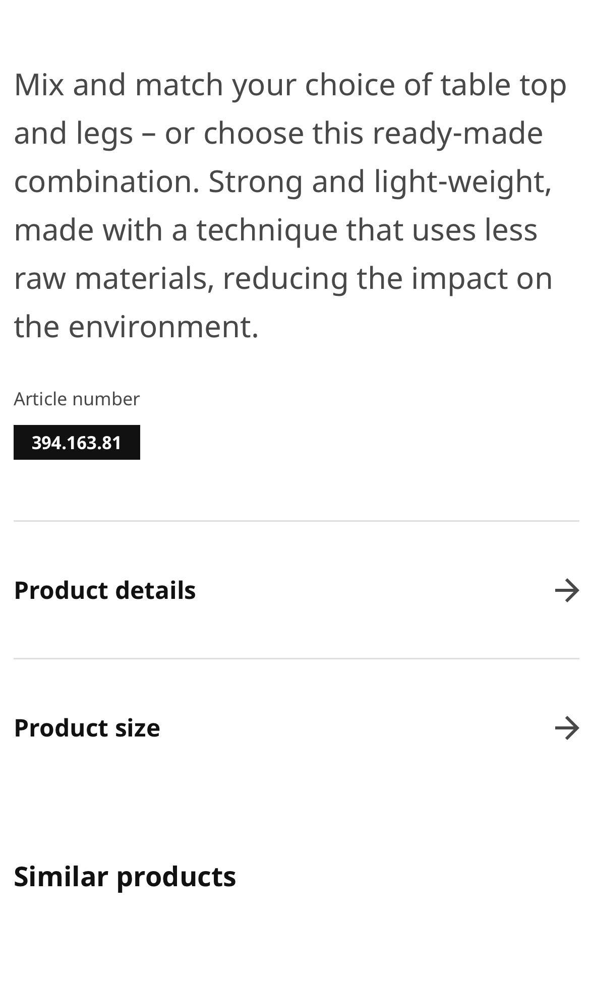 IKEA Linnmon / OLOV table adjustable legs, Furniture & Home Living ...