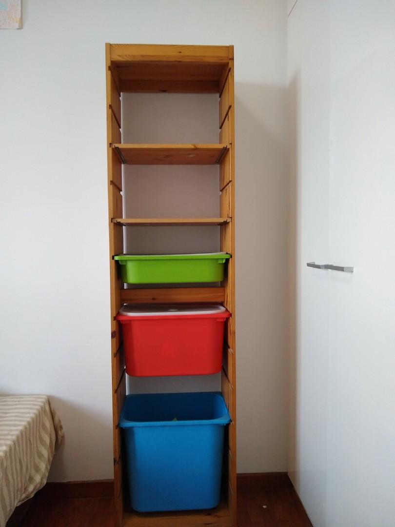 Ikea Trofast Storage Unit 176 cm tall, Furniture & Home Living ...