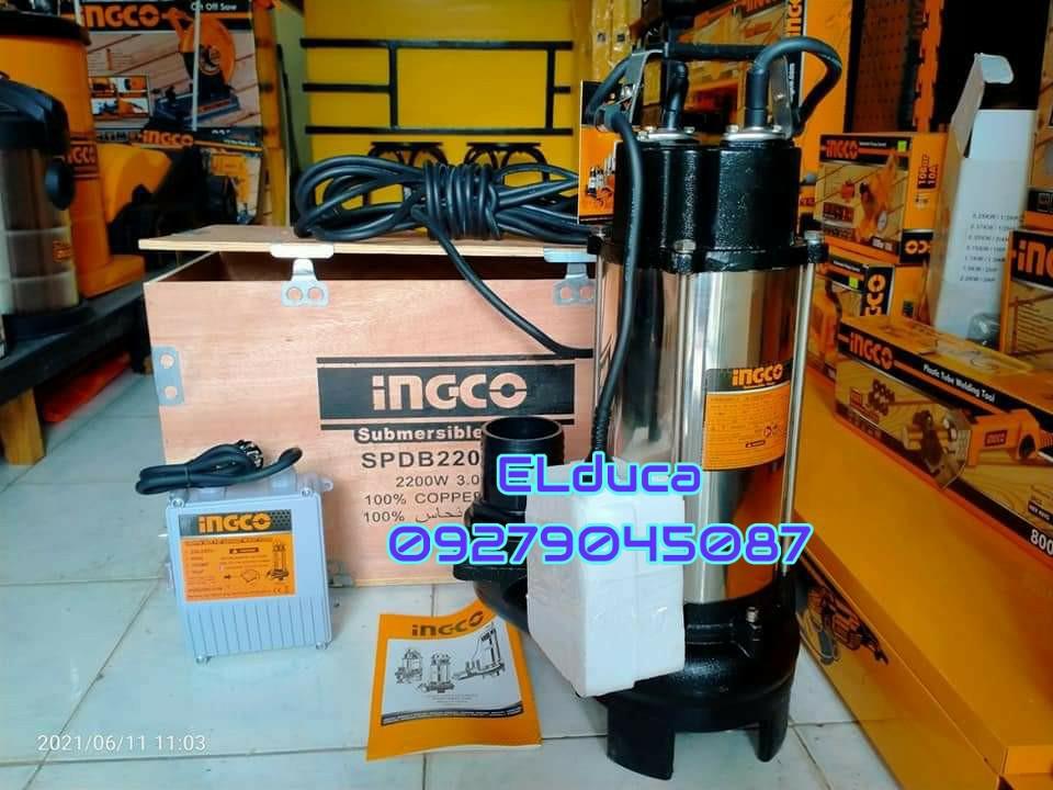 INGCO 3HP INDUSTRIAL SEWAGE SUBMERSIBLE PUMP, Furniture & Home Living ...