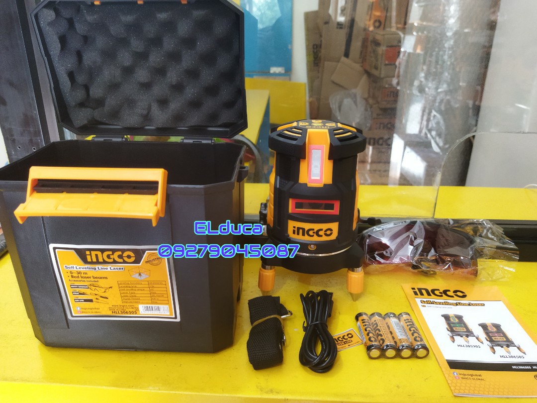 INGCO Self-Leveling Line Laser (HLL306505), Commercial & Industrial ...