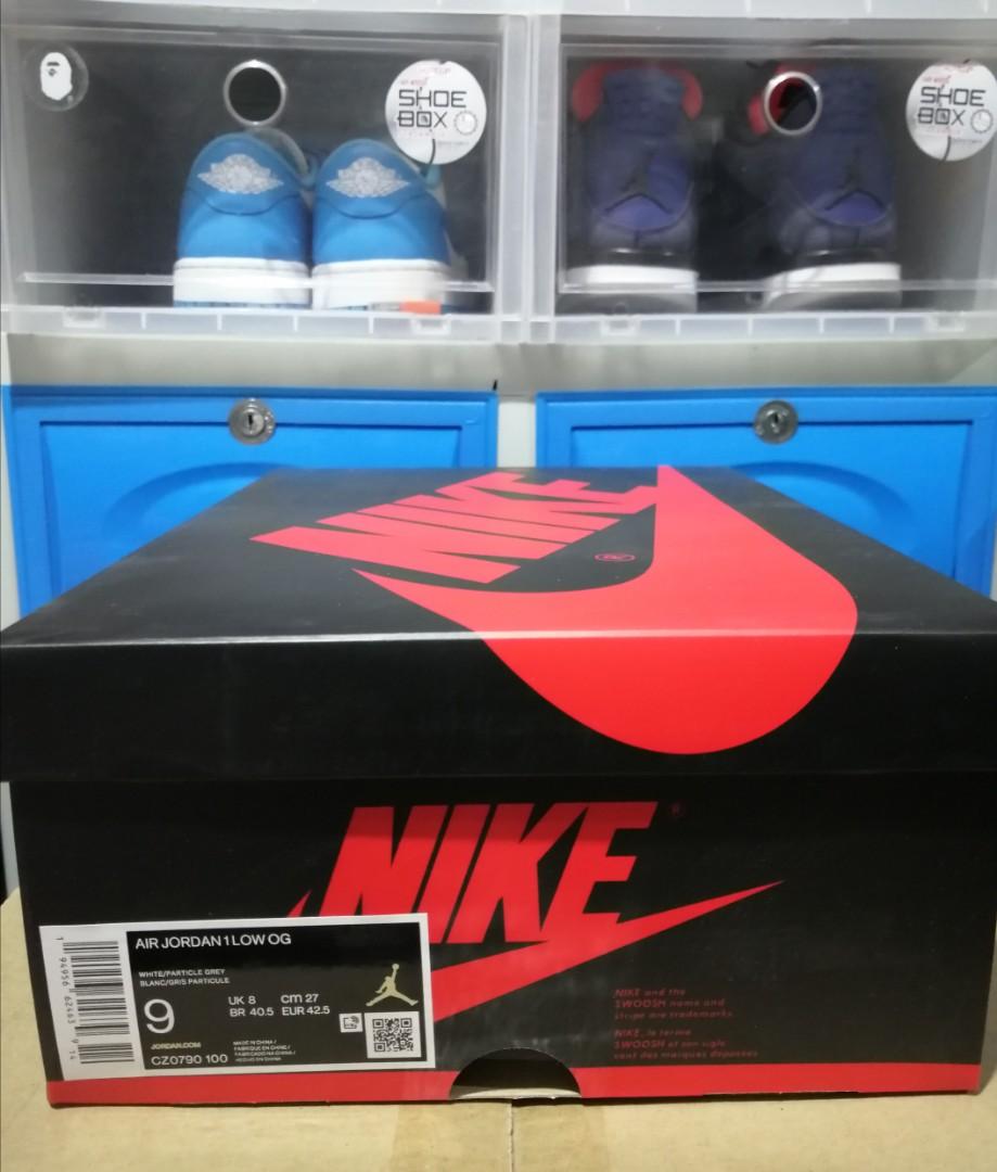 J1 LOW OG NEUTRAL GREY, Men's Fashion, Footwear, Sneakers on Carousell