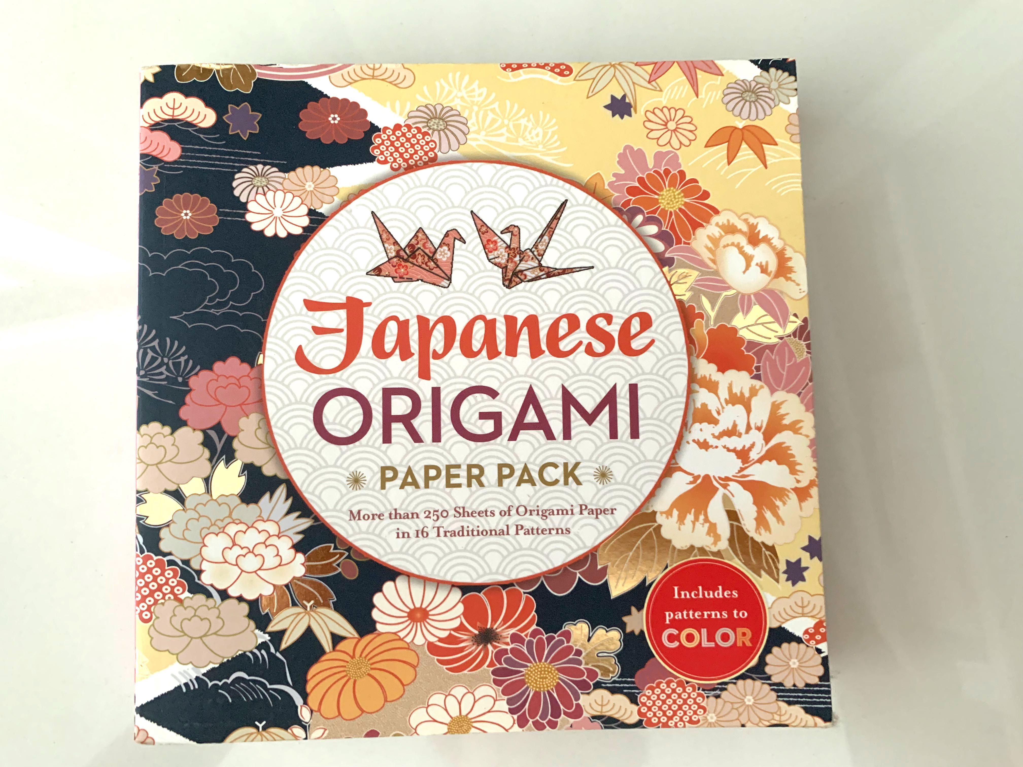 Japanese Origami Paper Pack, Hobbies & Toys, Stationery & Craft, Craft ...
