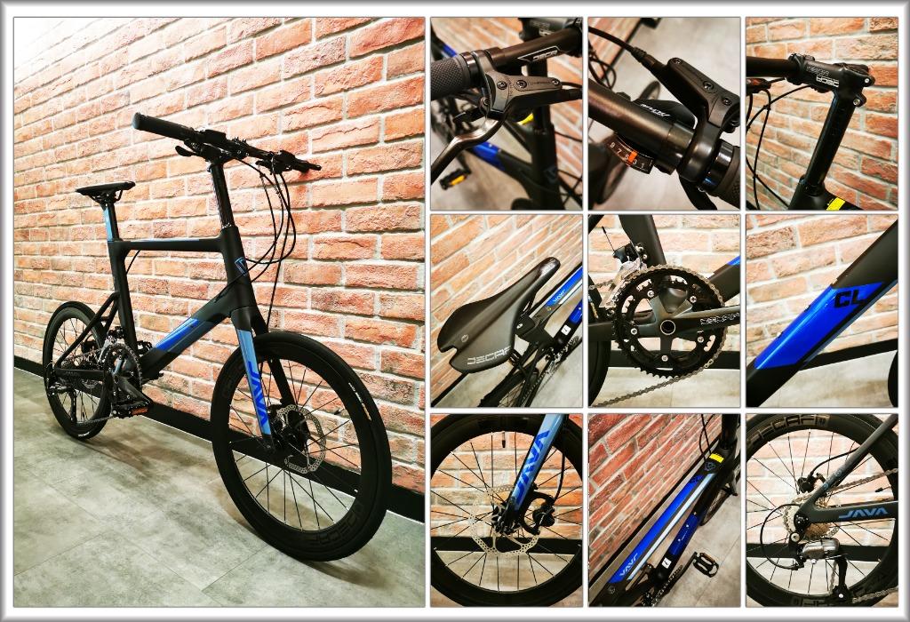 Java Carbon Mini Velo Bicycle CL18 (READY STOCK ALL COLOURS), Sports ...