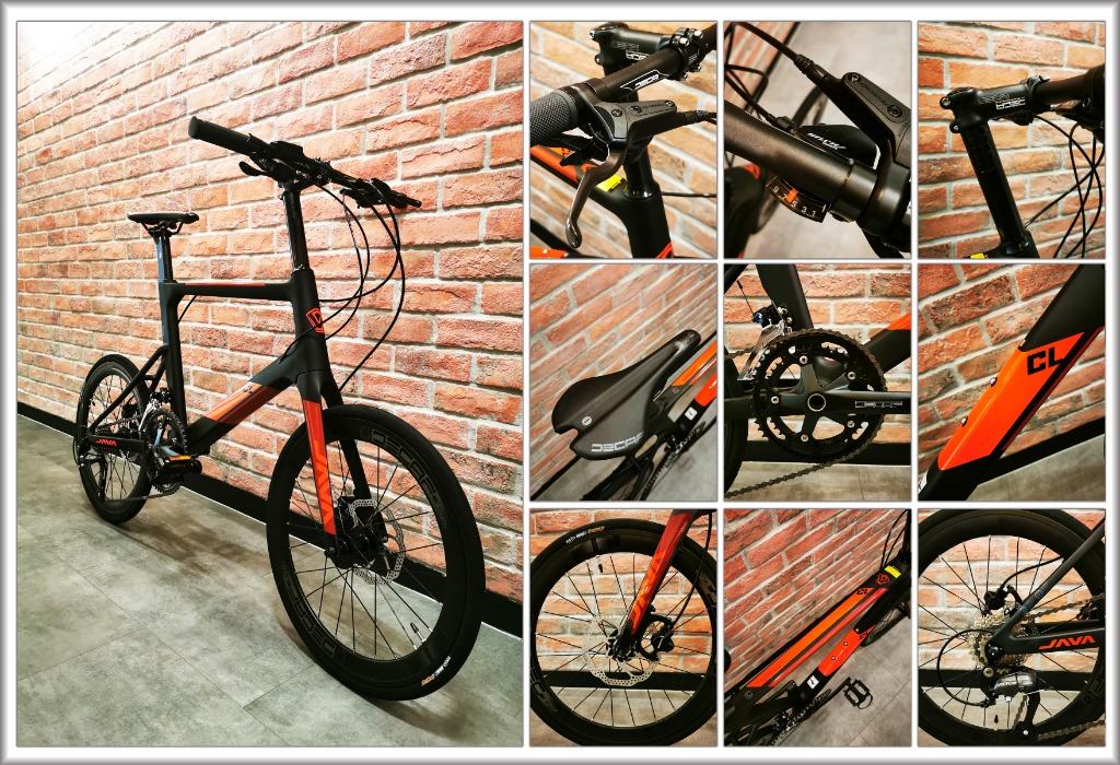 Java Carbon Mini Velo Bicycle CL18 (READY STOCK ALL COLOURS), Sports ...