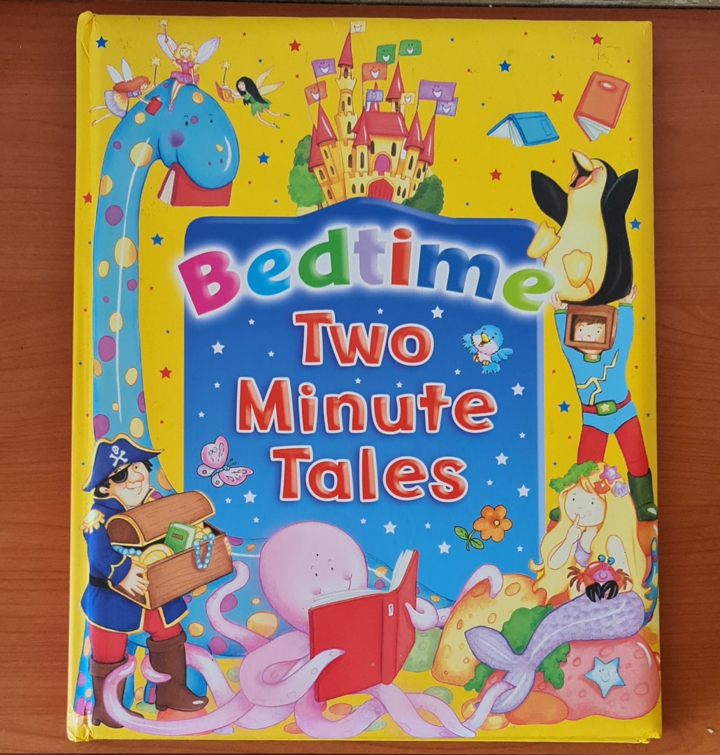 Jumbo bedtime two minutes tales hard cover story book, Hobbies & Toys ...