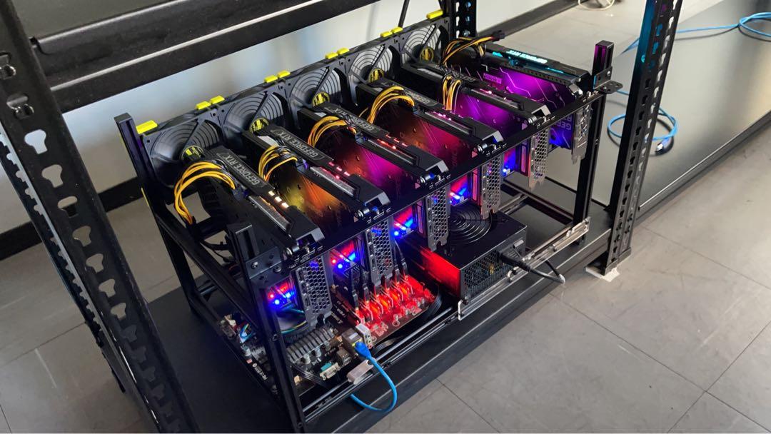 [Ready Stock] 6GPU Veddha Miner case V4 Edition mining frame case rig ...