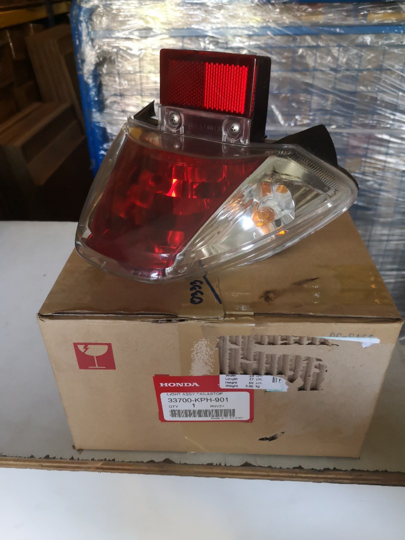 Honda Wave 125S Light Assy Tail & Stop 33700-KPH-901, Motorcycles ...