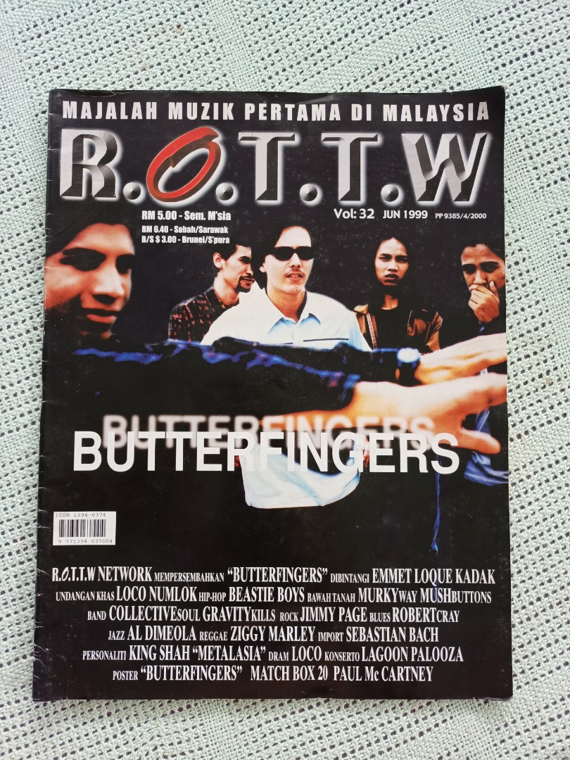 MAG : ROTTW Vol.32 ( Butterfingers ), Hobbies & Toys, Books & Magazines ...