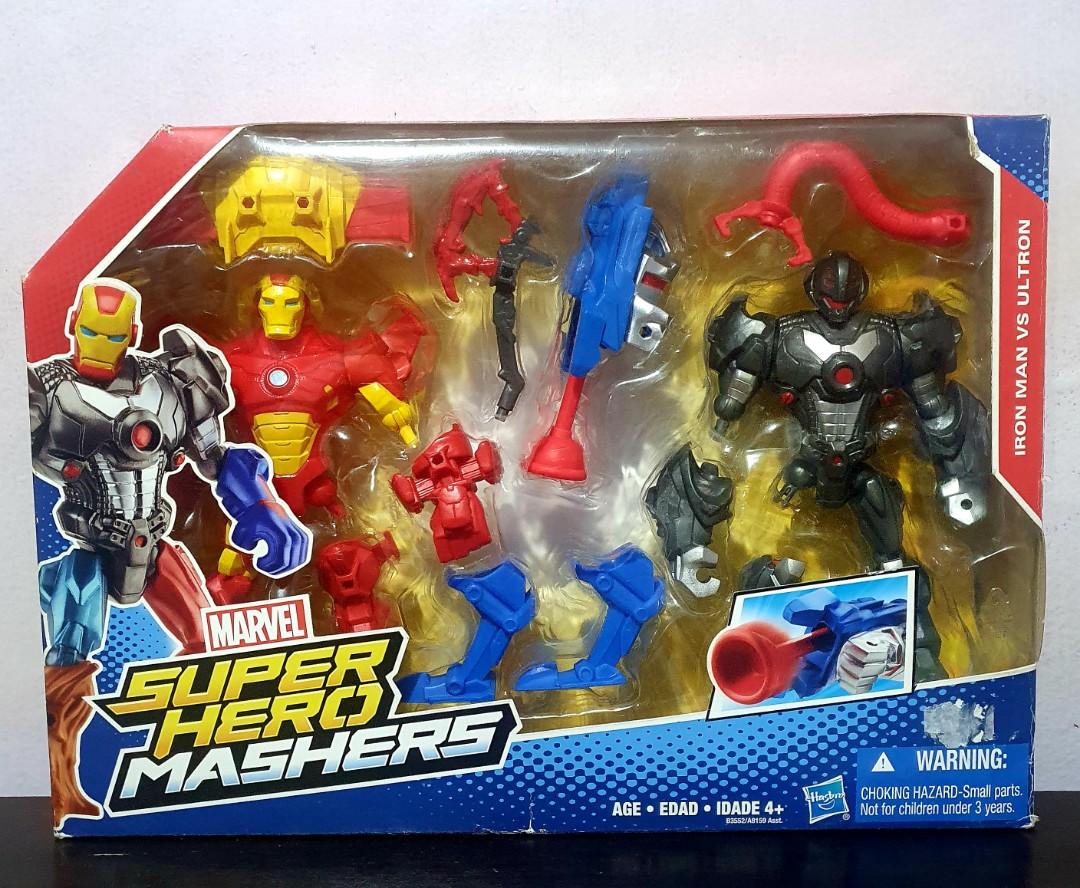 MARVEL SUPER HERO MASHERS - IRONMAN VS ULTRON (BIB), Hobbies & Toys ...