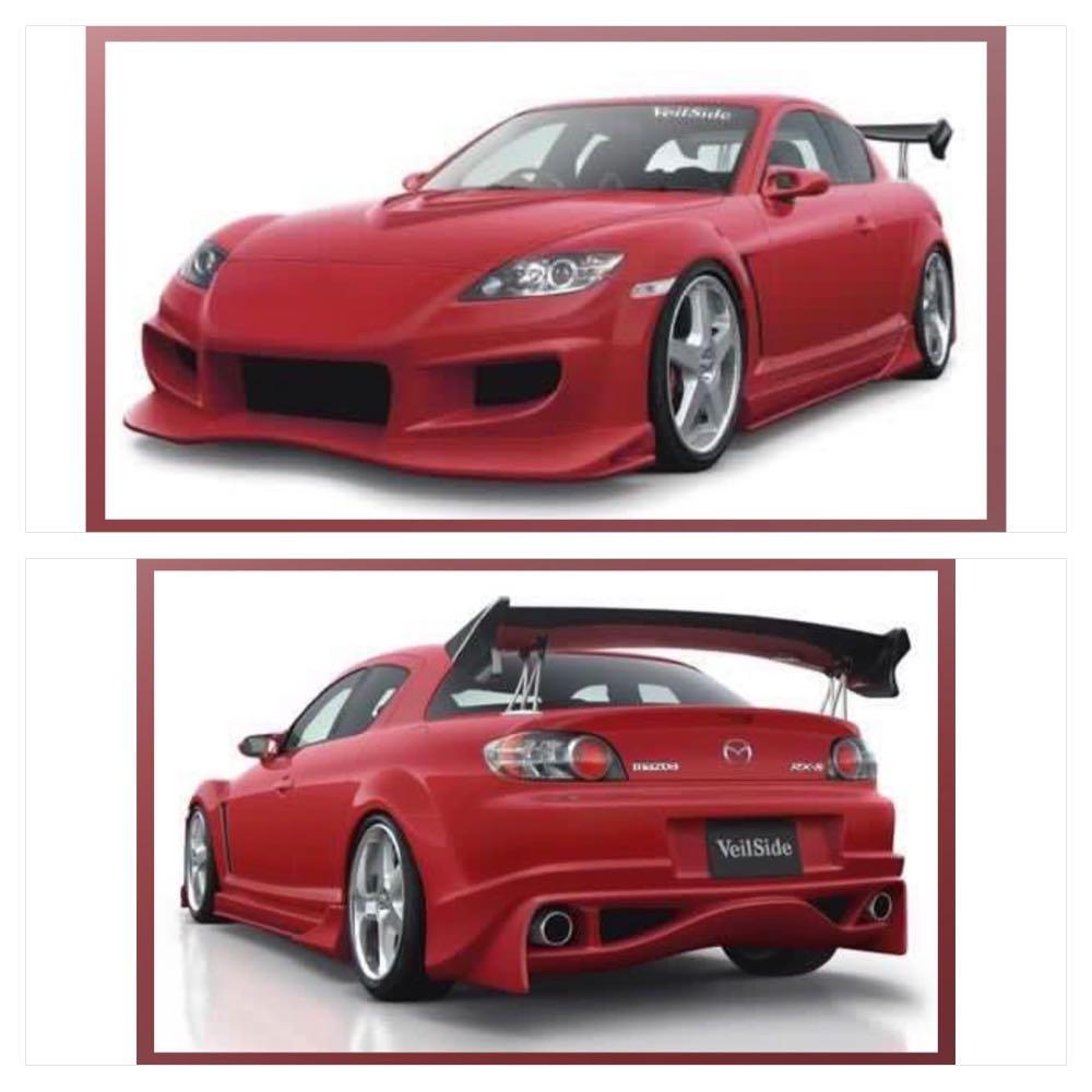 Mazda RX-8 RX8 Bodykit Bonnet & Spoiler, Car Accessories, Accessories ...