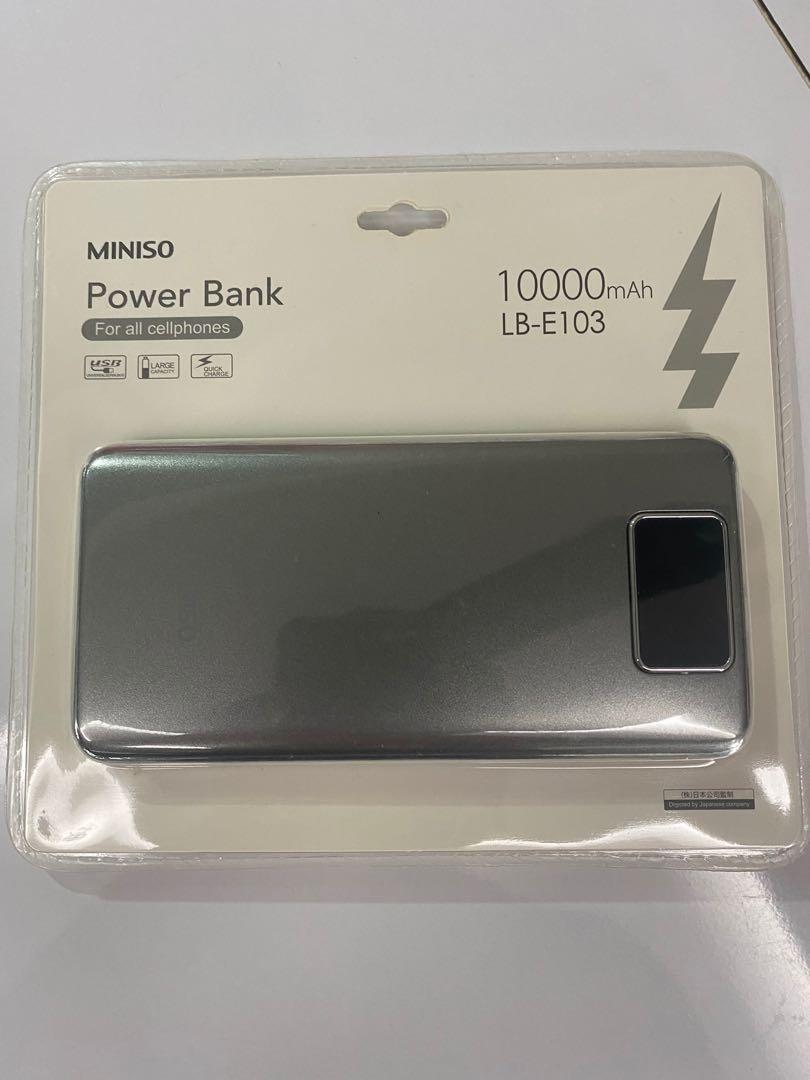Miniso 10000mAh power bank, Mobile Phones & Gadgets, Mobile & Gadget ...