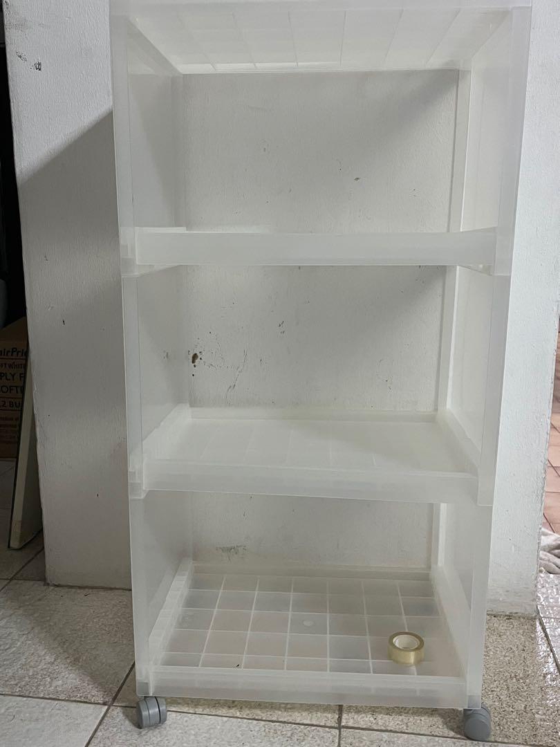Muji Storage Trolley, Furniture & Home Living, Furniture, Shelves ...