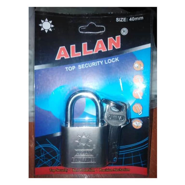 Padlock Heavy Duty Lock, Top Security Lock, Metal Stainless Steel with ...