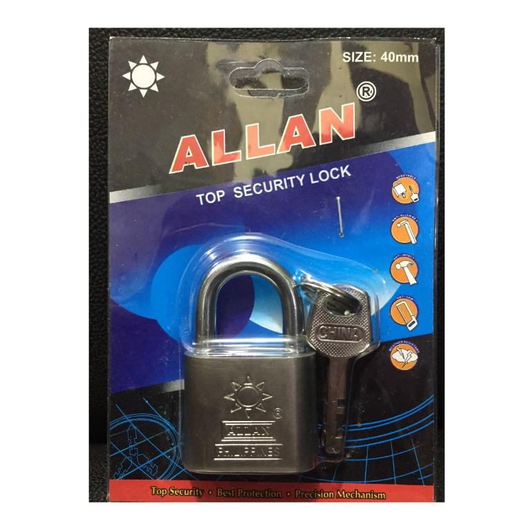 Padlock Heavy Duty Lock, Top Security Lock, Metal Stainless Steel with ...