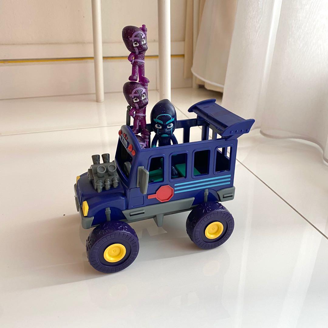 PJ Masks Vehicle Night Ninja's Bus with Ninja and Ninjalinos, Hobbies ...