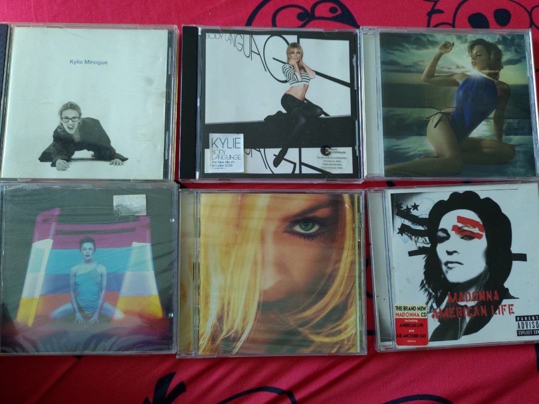 Pop CD albums Kylie Minogue - Light Years, Body Language, Hobbies ...