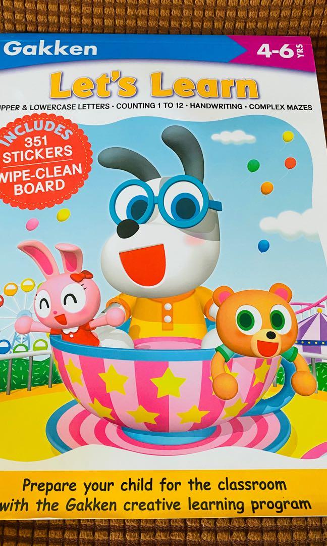 Preschoolers Authentic Gakken Work Book (4-6 years), Hobbies & Toys, Books & Magazines, Children ...