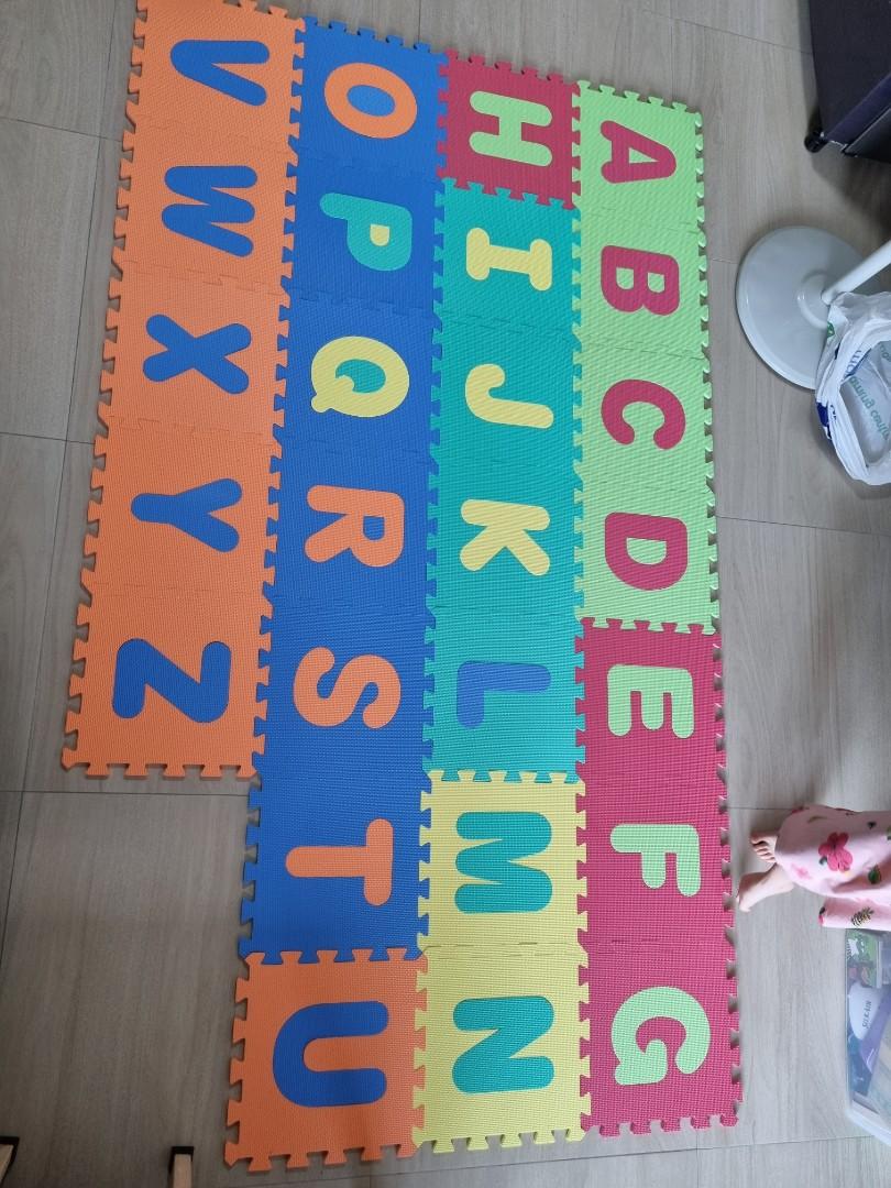 Puzzle ABC Mat, Babies & Kids, Babies & Kids Fashion on Carousell