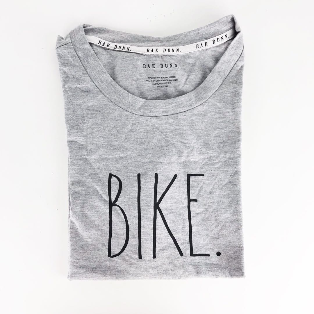Rae Dunn Shirt - Bike, Women's Fashion, Activewear on Carousell
