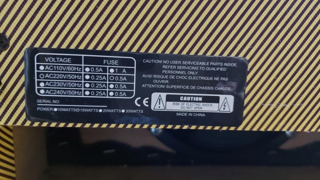 RJ GUITAR AMPLIFIER 15 WATTS, Audio, Soundbars, Speakers & Amplifiers ...