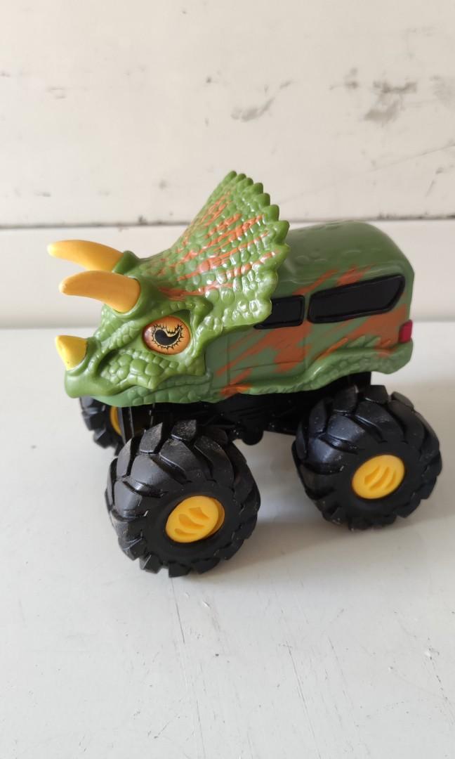 Road Rippers Rev-up Monsters Green TRICERA Dino Monster Truck, Hobbies ...