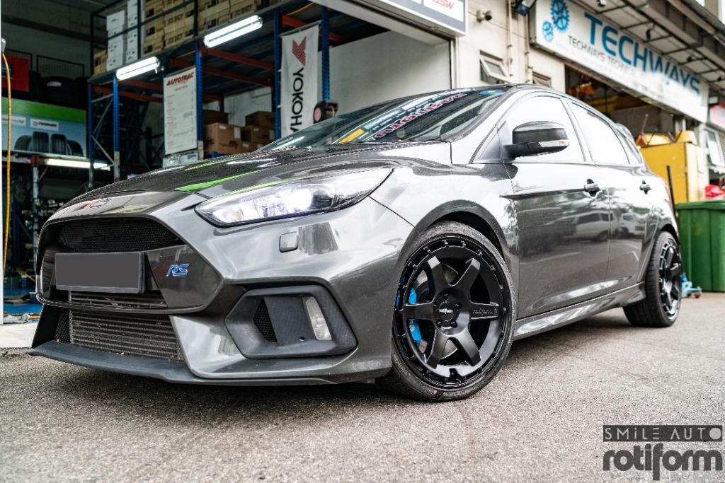 Rotiform Cast Monoblock KB1 + Michelin PS4S: Ford Focus RS, Car ...