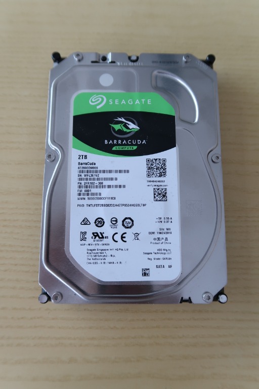 Seagate Hard Disk Barracuda 3.5" 2TB (Free External Casing), Computers ...