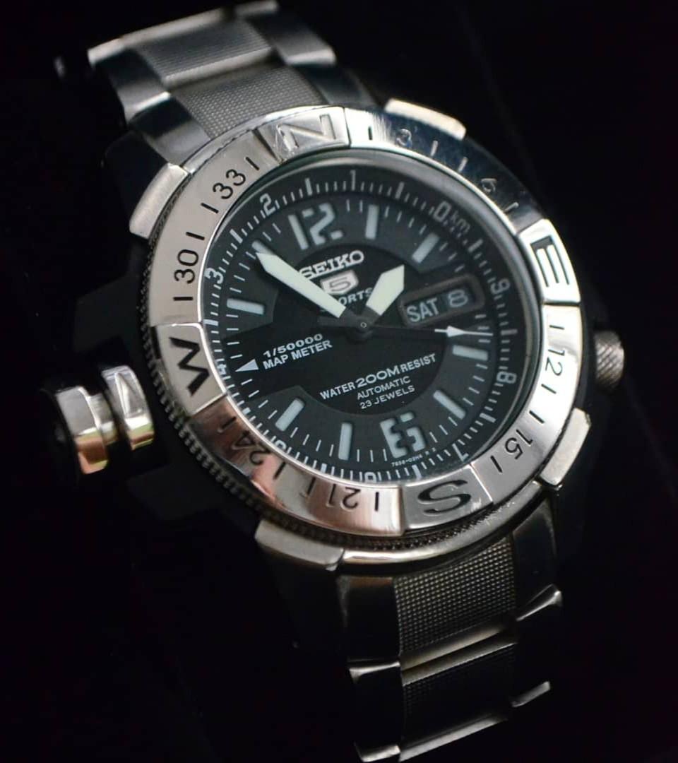 Seiko Map Meter Mens Watch, Men's Fashion, Watches & Accessories ...