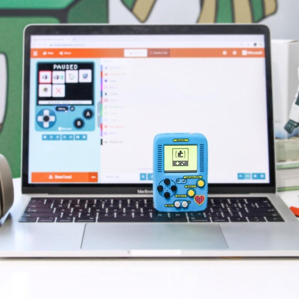 ★SG★ TinkerGen GameGo Handheld Retro Game Programmable Console Microsoft MakeCode STEM STEAM ...