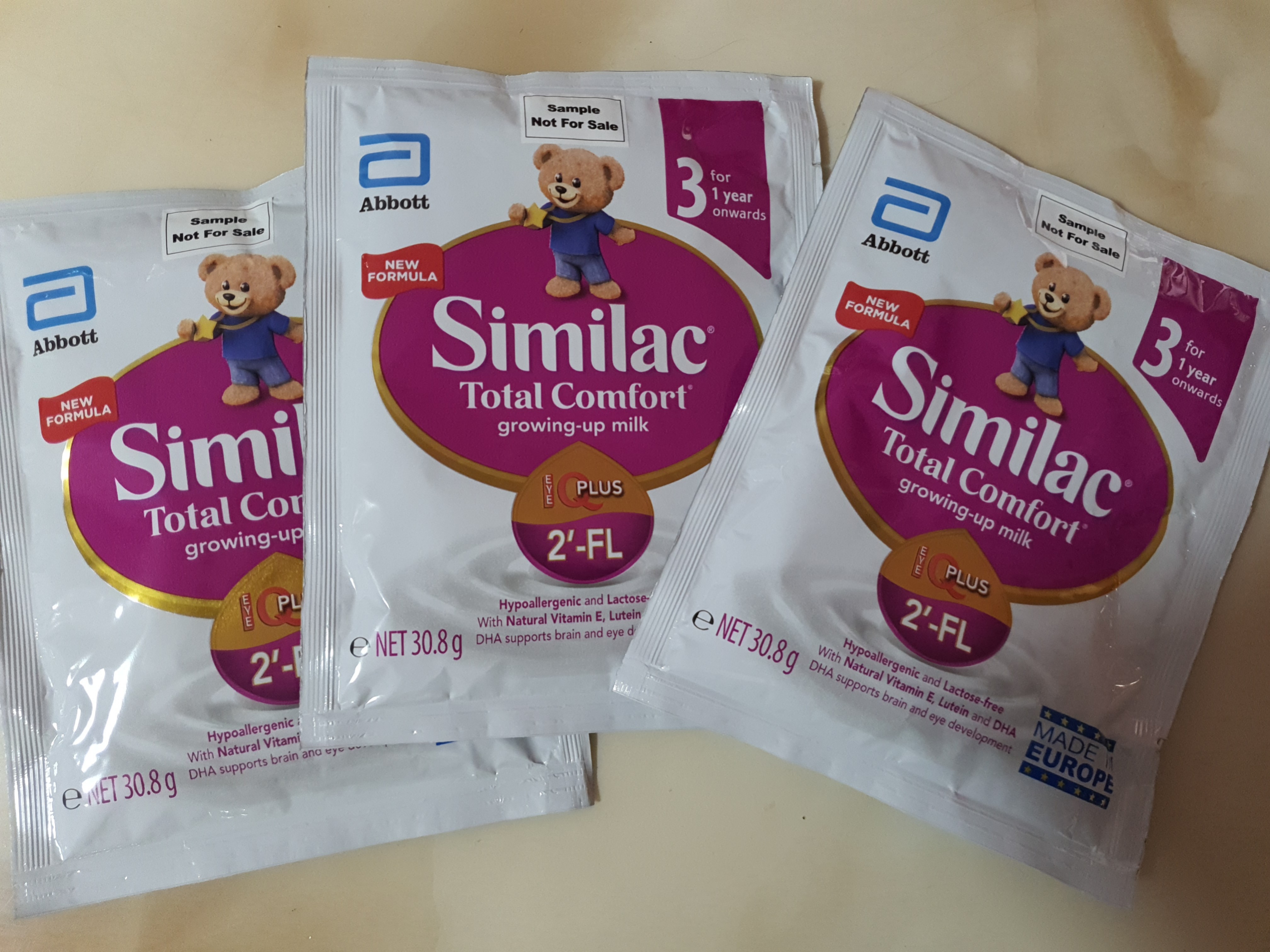 Similac total comfort 3 sachets 30.8g, Babies & Kids, Nursing & Feeding ...