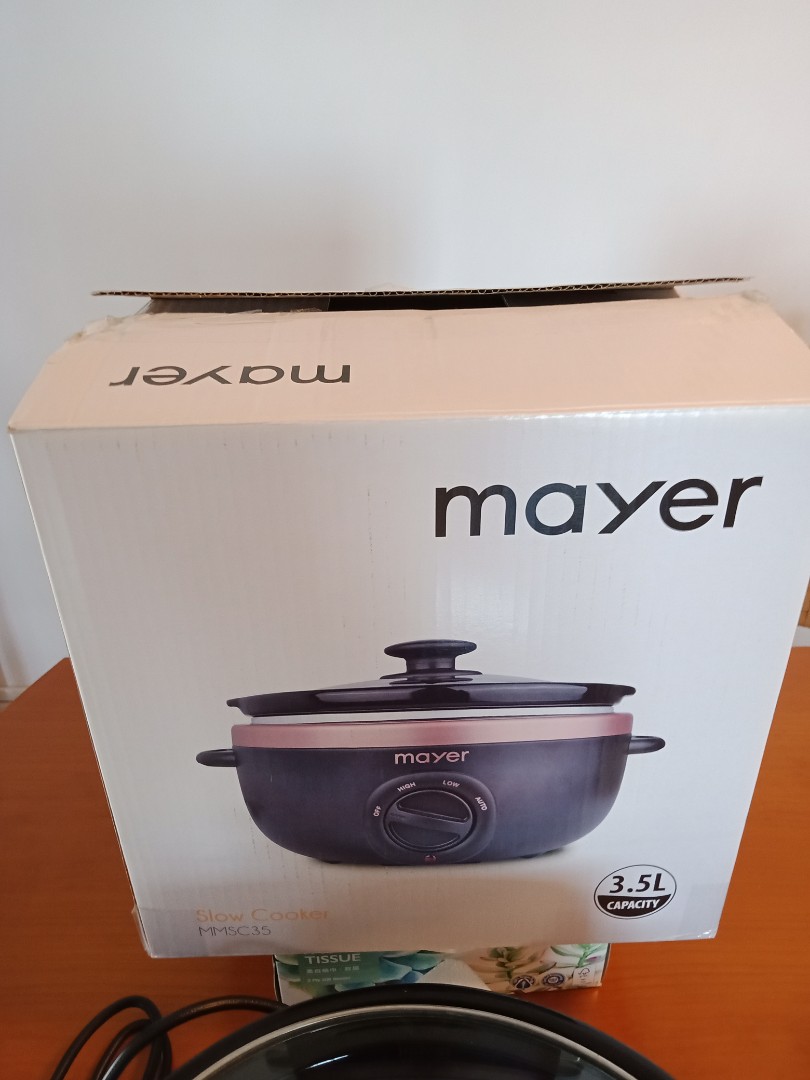 Mayer slow cooker, TV & Home Appliances, Kitchen Appliances, Cookers on ...