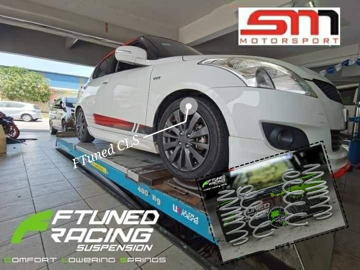 Suzuki Swift ZC32 ZC82 FTuned Racing CLS Sport Lowered Spring F-Tuned ...