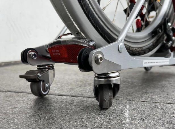 (🚚 free delivery) Swivel castor wheels for Brompton rear rack for ...