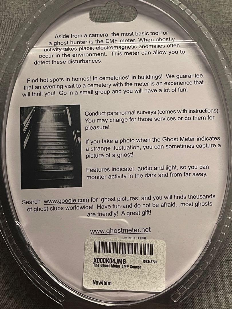 THE GHOST METER 探靈機 EMF METER, YOUTUBER常用設備之一, 健康及營養食用品, 輔助和康復輔助, 輔助和康復 ...