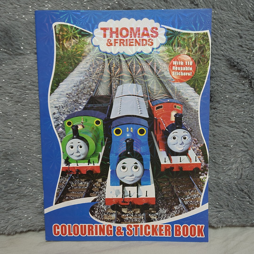Thomas & Friends Colouring & Sticker Book, Hobbies & Toys, Books ...